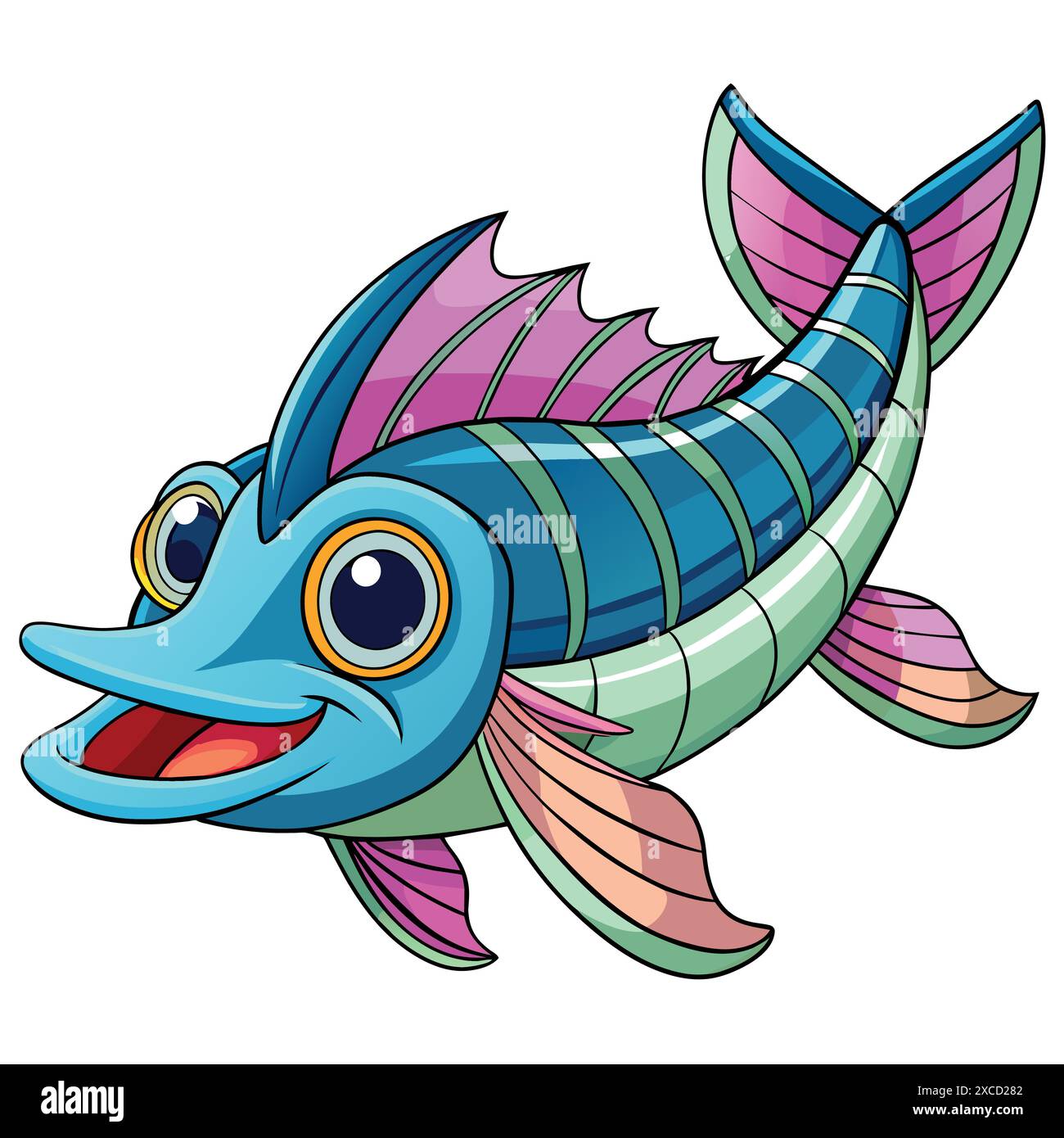Barracuda fish vector art hi-res stock photography and images - Alamy