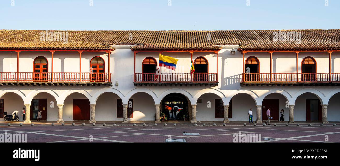 Cartagena historical center, Colombia Stock Photo - Alamy