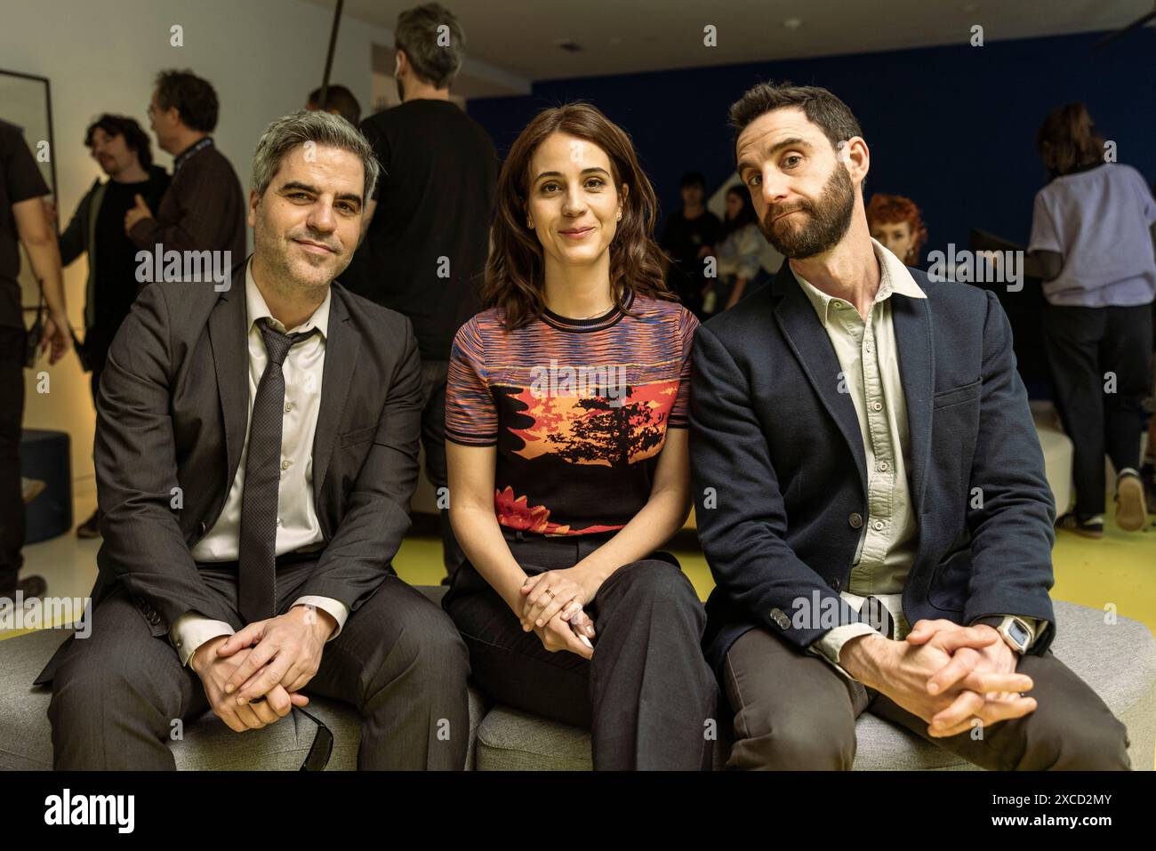 DANI ROVIRA, ERNESTO SEVILLA and MARÍA HERVÁS in CUERPO ESCOMBRO (2024 ...