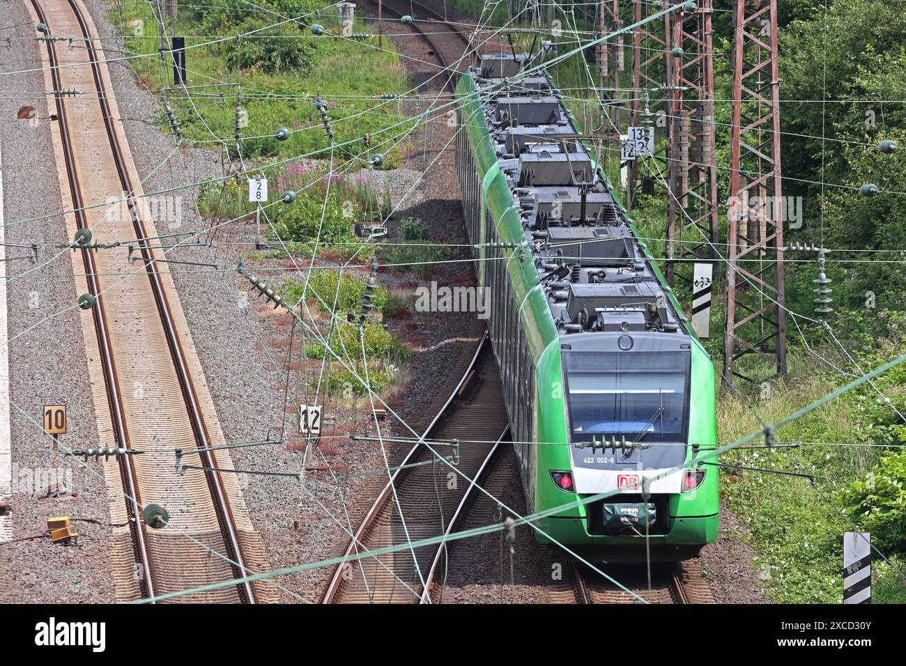 Verkehrsknotenpunkt Essen Das nördliche Gleisvorfeld vom Essener ...