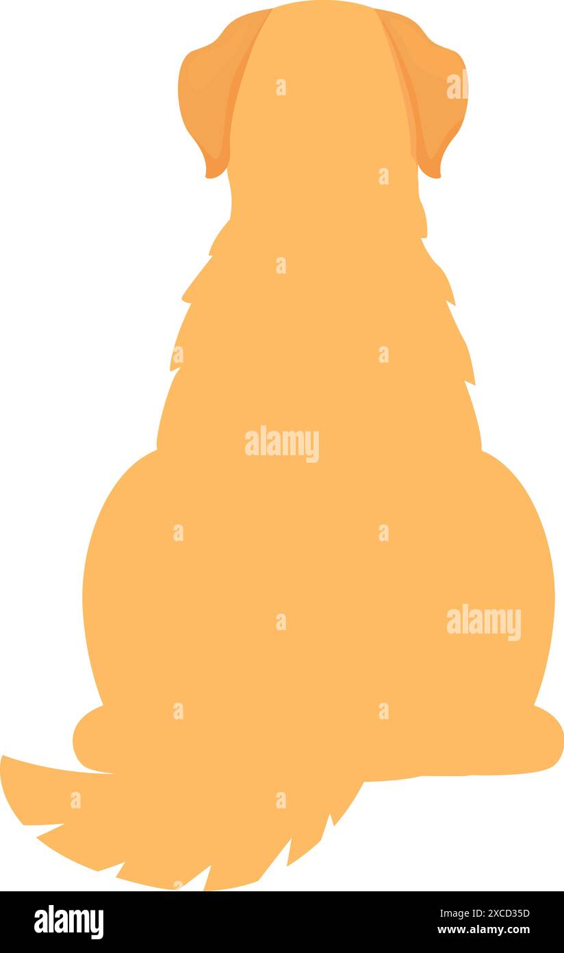 White dog watching Stock Vector Images - Alamy