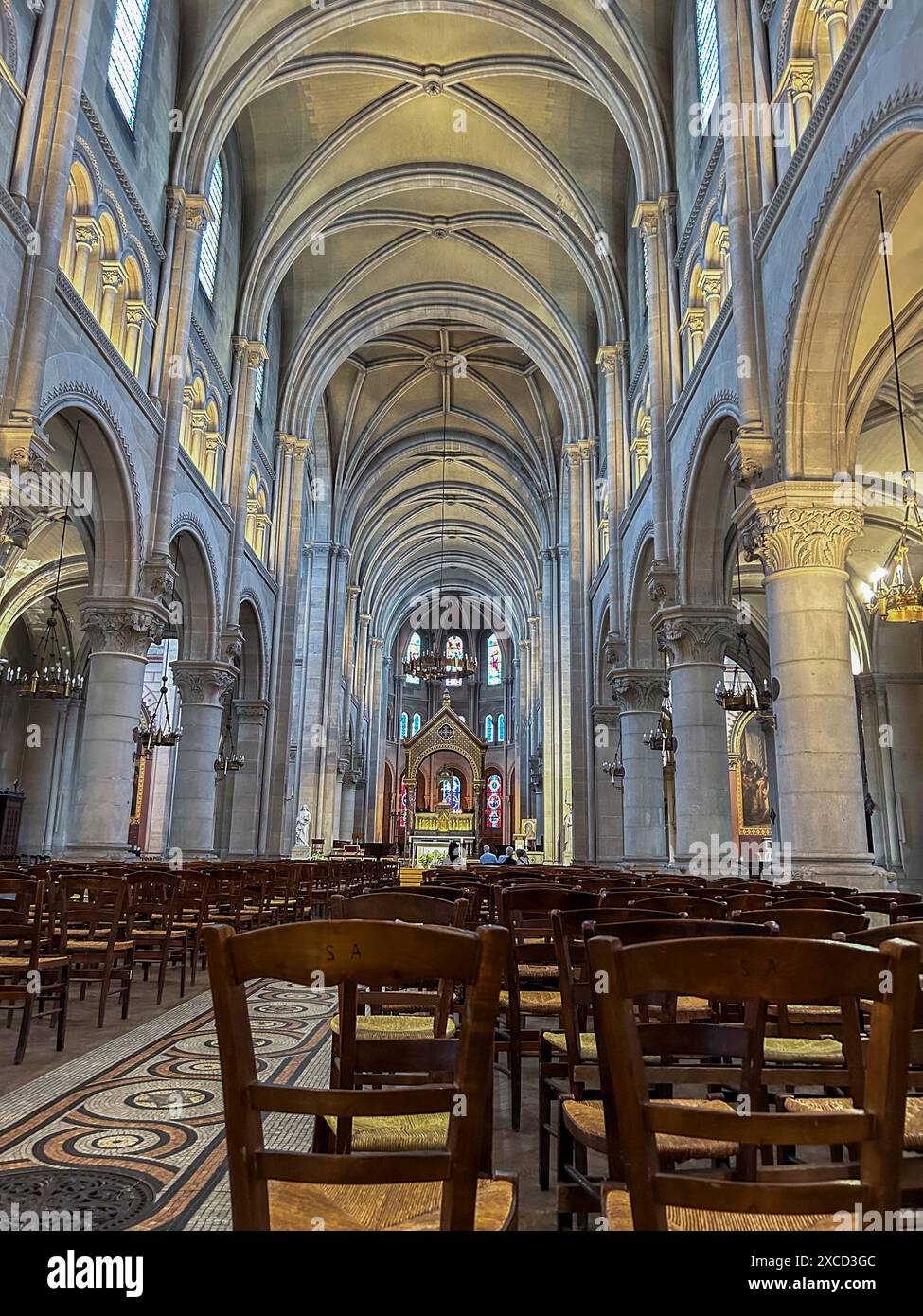 Paris, France, French Religious Historical Architecture, Saint Amboise ...