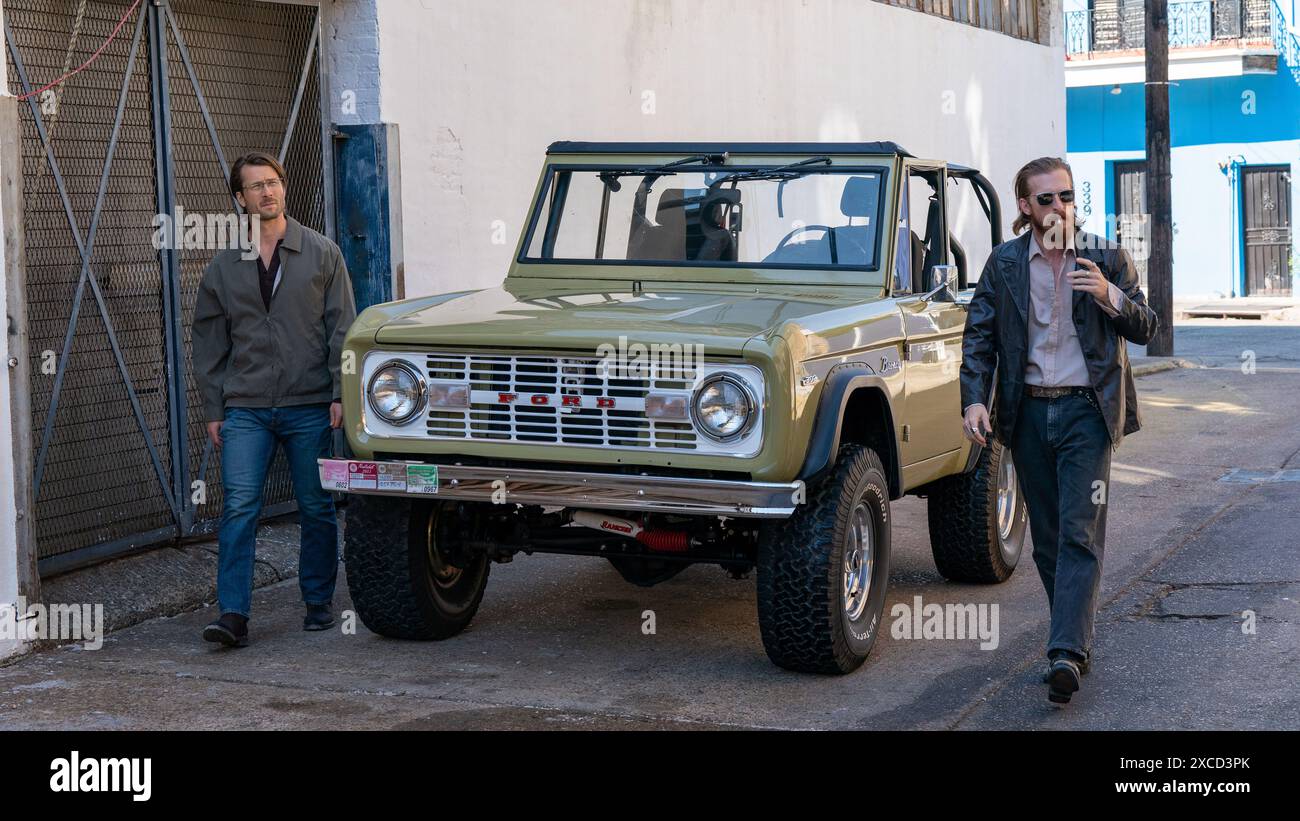 GLEN POWELL and AUSTIN AMELIO in HIT MAN (2023), directed by RICHARD ...