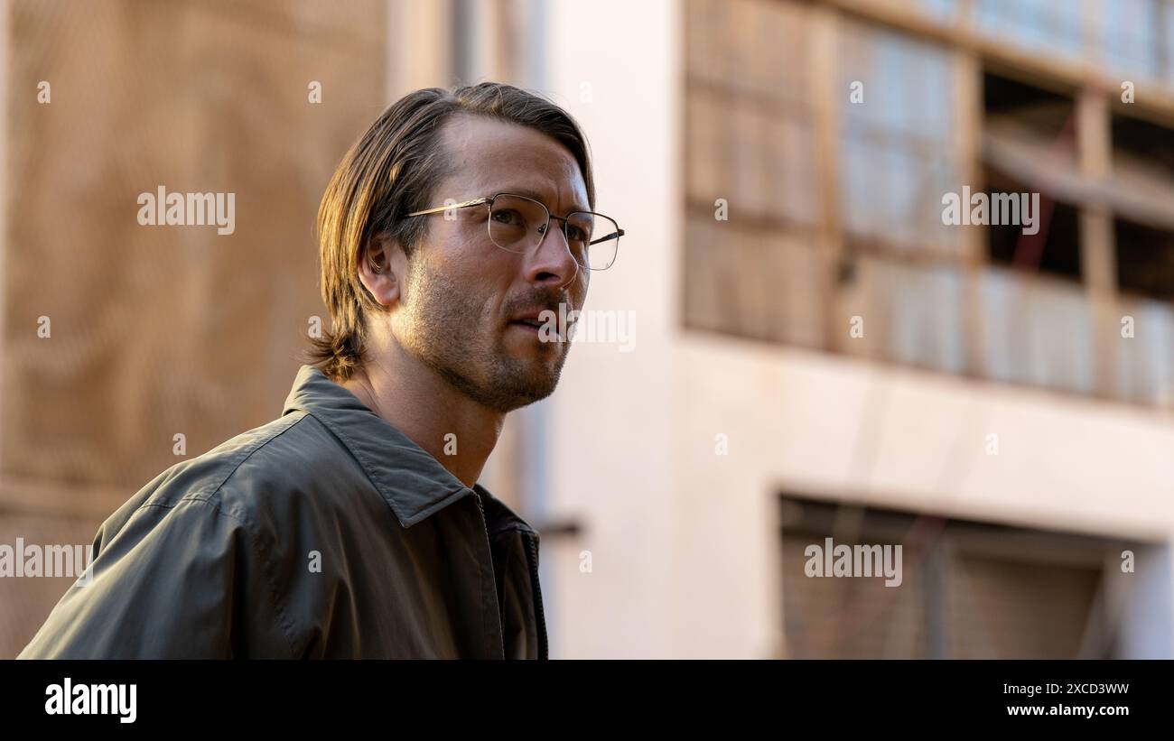 GLEN POWELL in HIT MAN (2023), directed by RICHARD LINKLATER. Credit ...