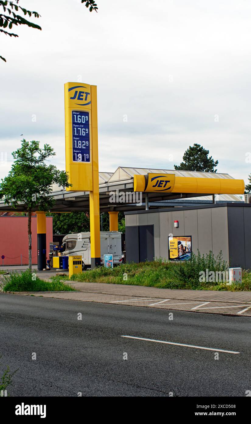 Petrol station of the oil company Jet Stock Photo - Alamy