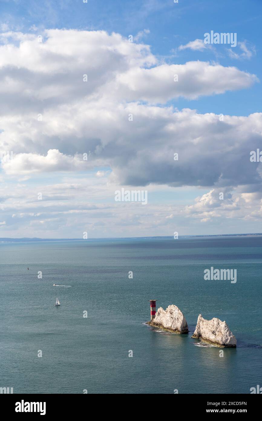 The Needles, Isle of Wight, England, UK Stock Photo - Alamy