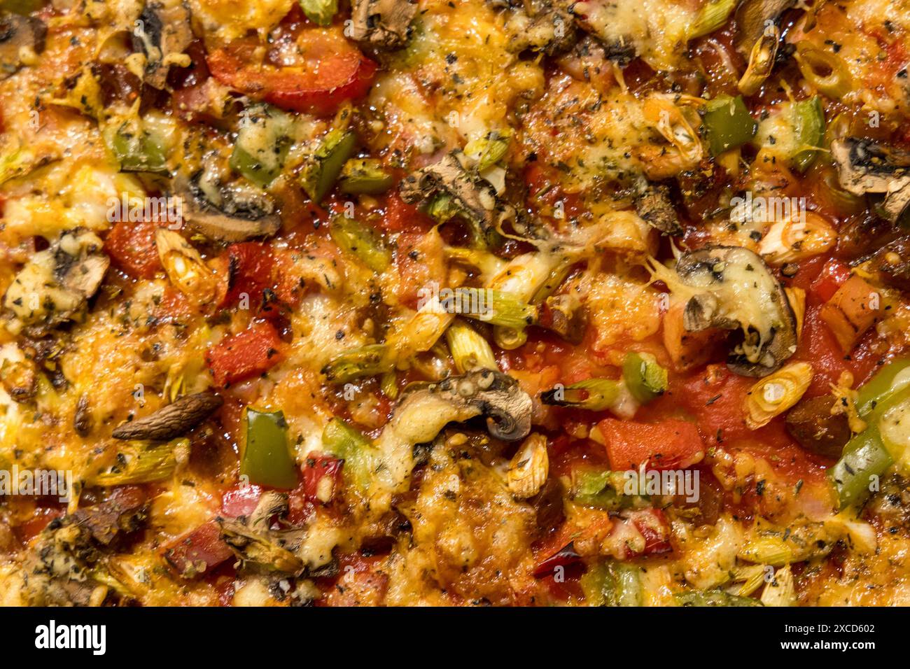 Home made mixed vegetable pizza, UK Stock Photo - Alamy