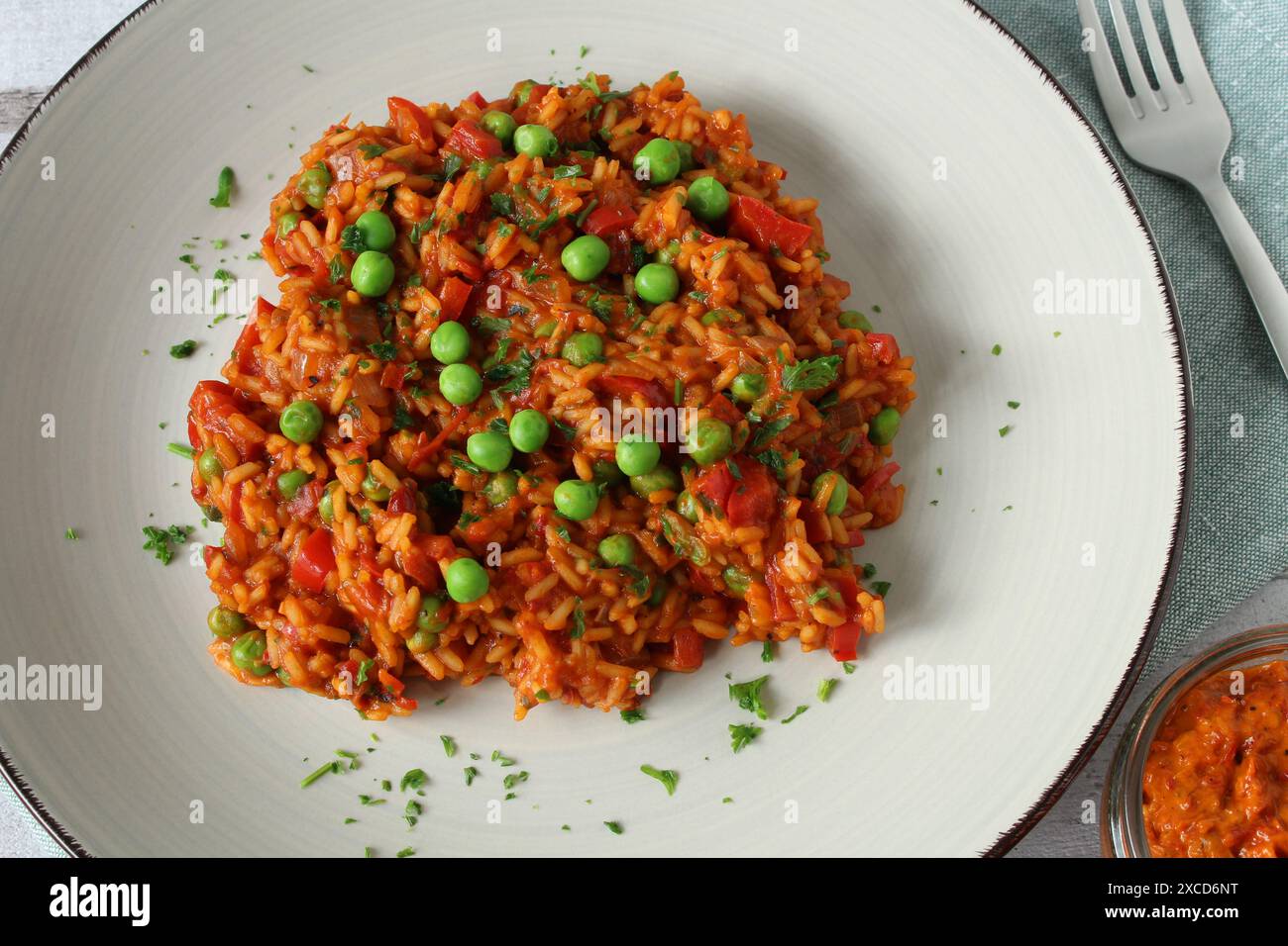 Authentic Djuvec Rice with Vegetables Stock Photo - Alamy