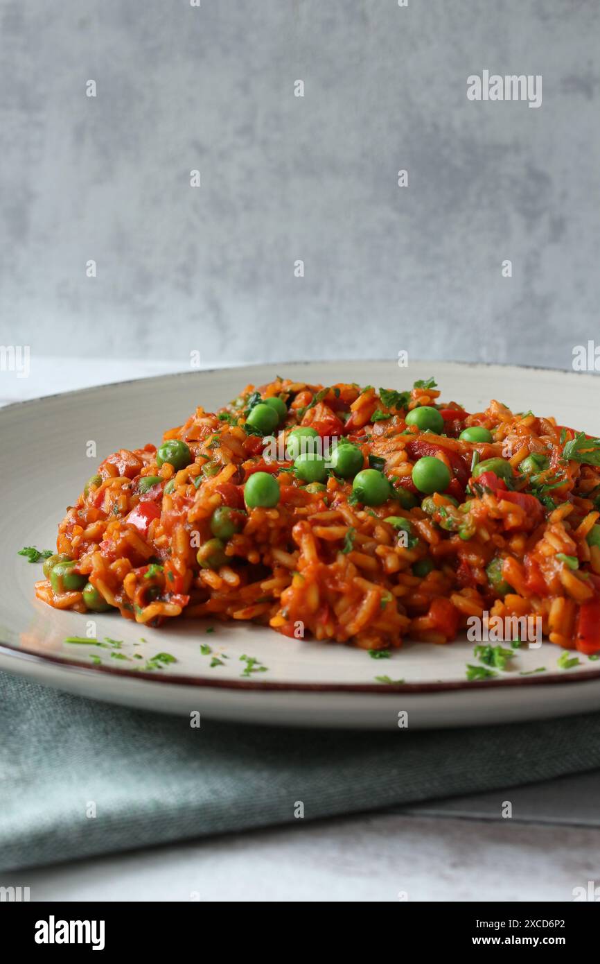 Authentic Djuvec Rice with Vegetables Stock Photo - Alamy