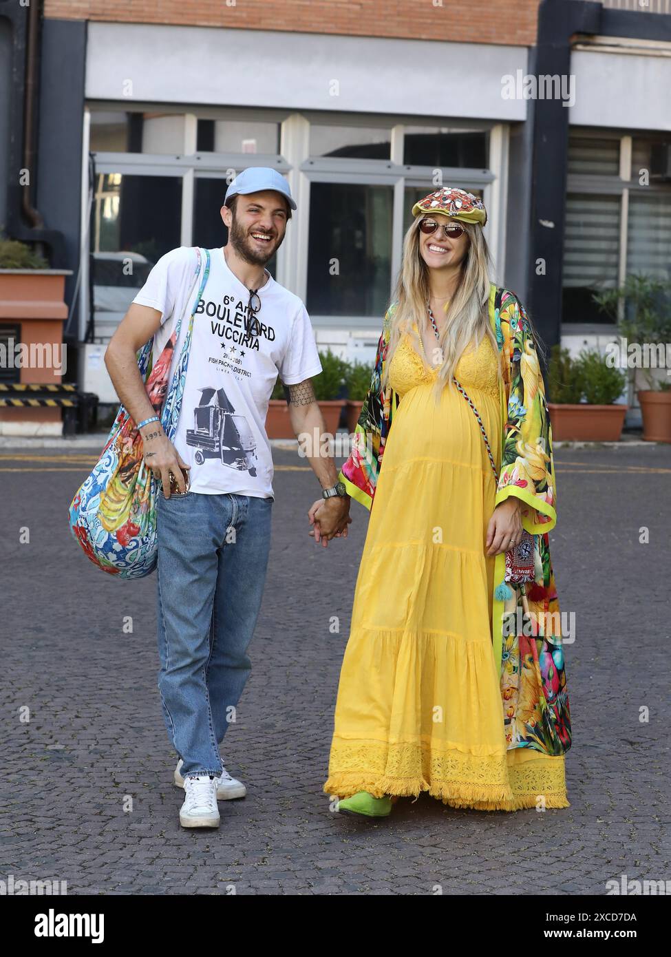 Rome, Italy. 15th June, 2024. **NO WEB** Rome, pregnant Guenda Goria at ...