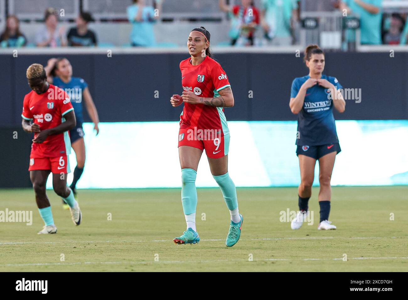 Kansas City, MO, USA. 14th June, 2024. Kansas City Current forward Bia ...