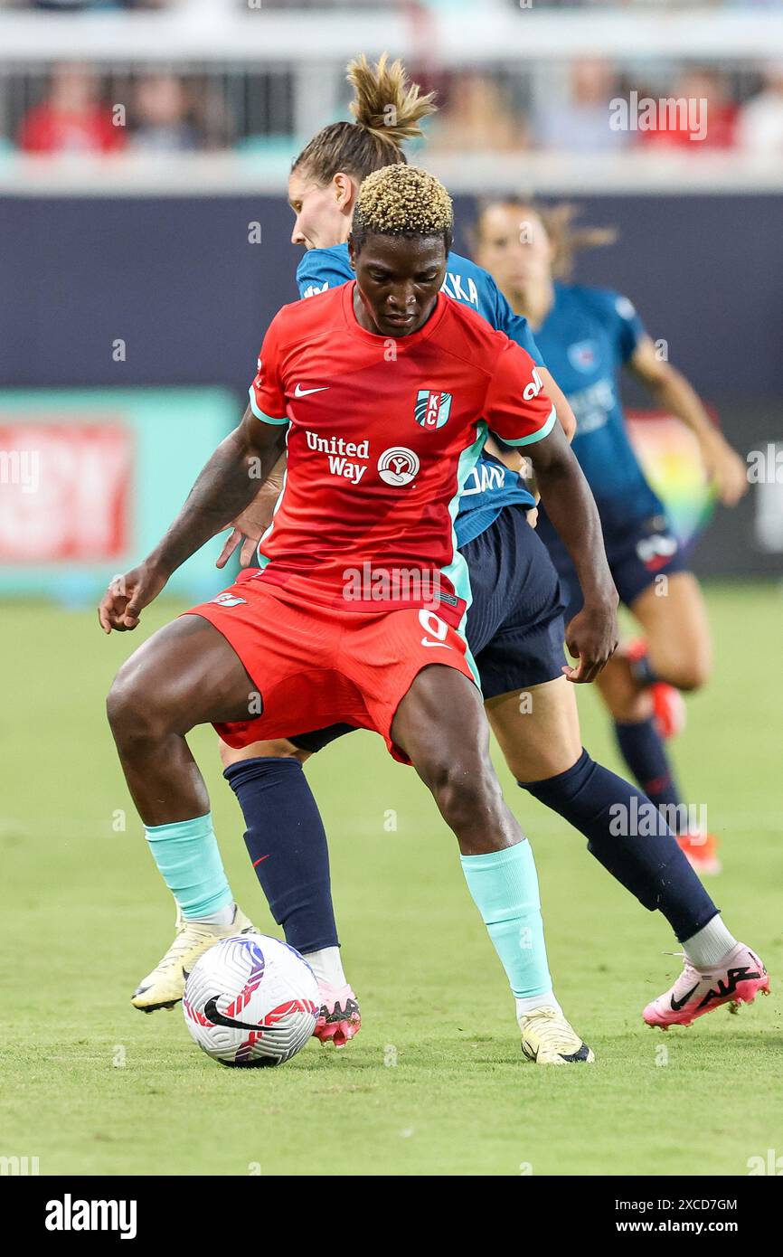 Kansas City, MO, USA. 14th June, 2024. Kansas City Current forward ...
