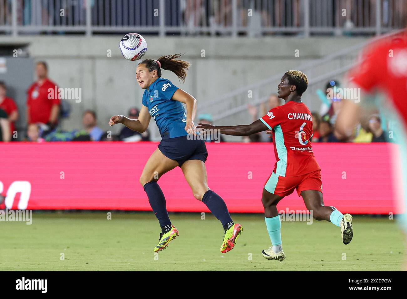 Kansas City, MO, USA. 14th June, 2024. Chicago Red Stars defender Sam ...