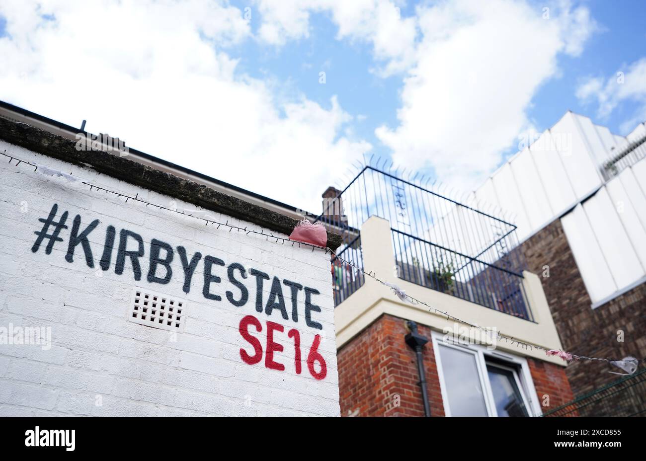 A general view of the Kirby Estate, London. England will begin their ...