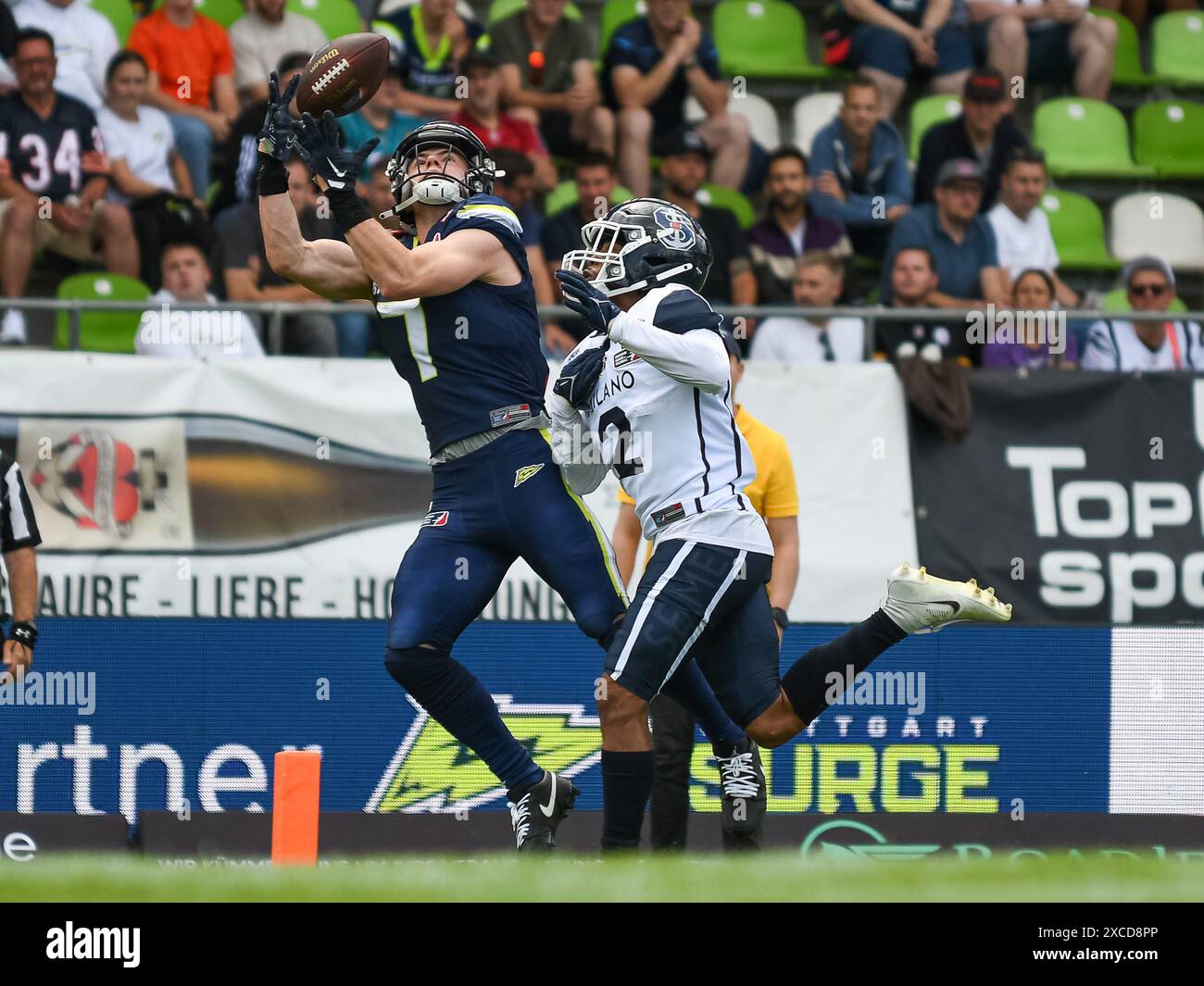 Louis Geyer (Stuttgart Surge #7), Touchdown, Sam Westfall (Milano ...