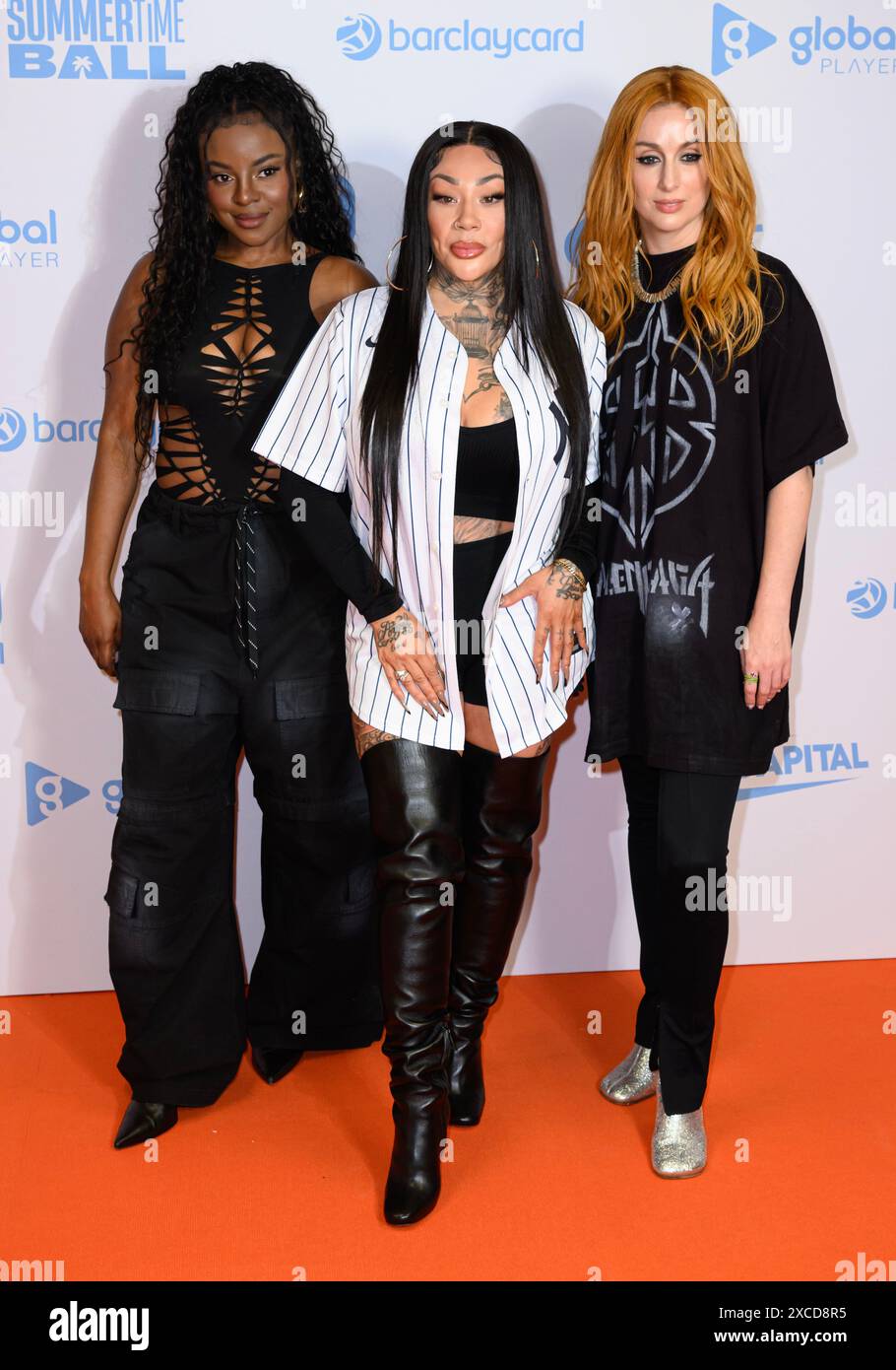 London, UK. June 16th, 2024. Mutya Buena, Keisha Buchanan and Siobh‡n ...