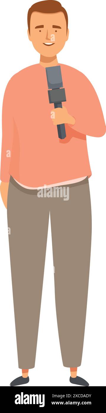Famous journalist and newscaster Stock Vector Images - Alamy