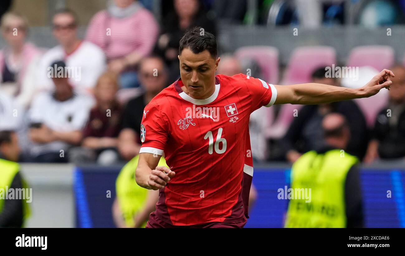 Switzerland's Vincent Sierro in action during a Group A match between ...