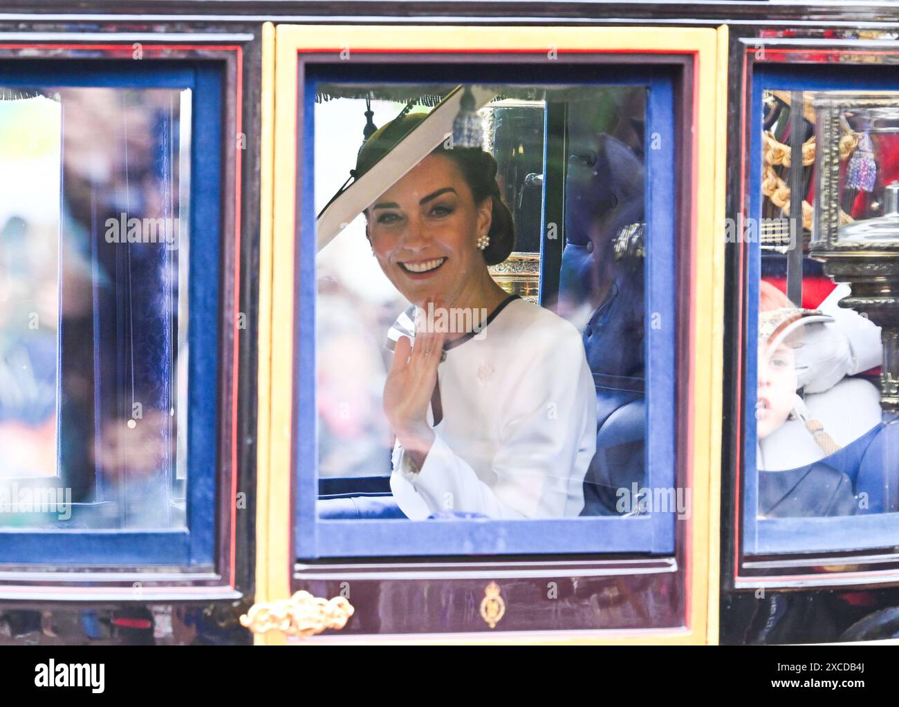London, England. UK. 15 June 2024. Catherine, Princess of Wales travels ...