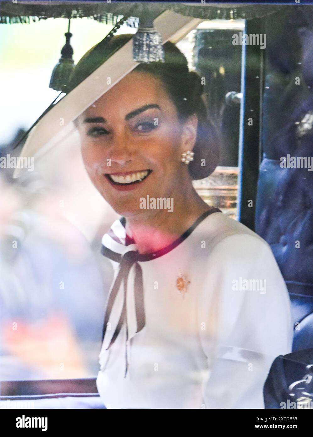 London, England. UK. 15 June 2024. Catherine, Princess of Wales travels ...
