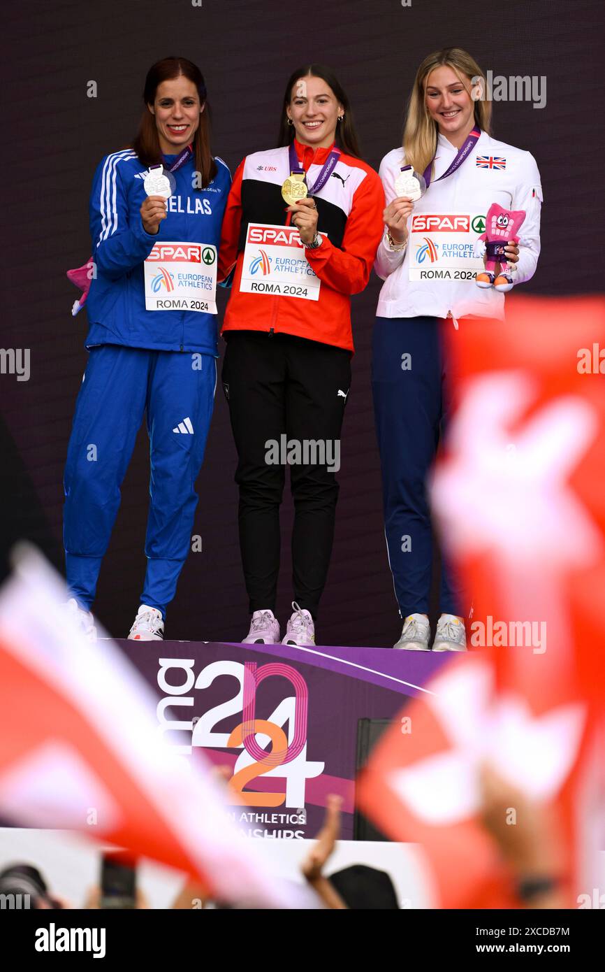Aikaterini Stefanidi of Greece, silver, Angelica Moser of Switzerland ...