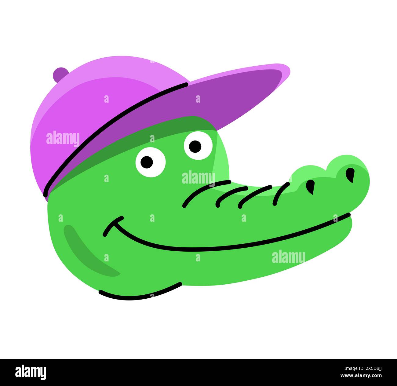 Croc cap Stock Vector Images - Alamy