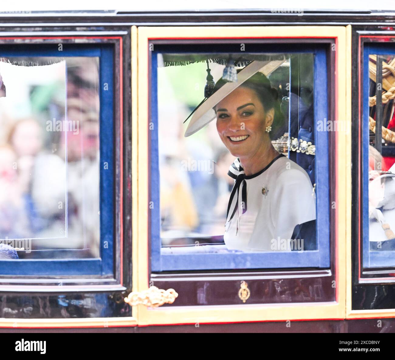 London, England. UK. 15 June 2024. Catherine, Princess of Wales travels ...