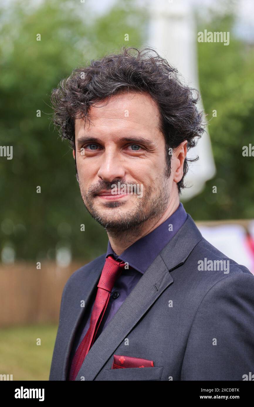 Paris, France. 16th June, 2024. Benjamin Garnier attends Prix de Diane ...