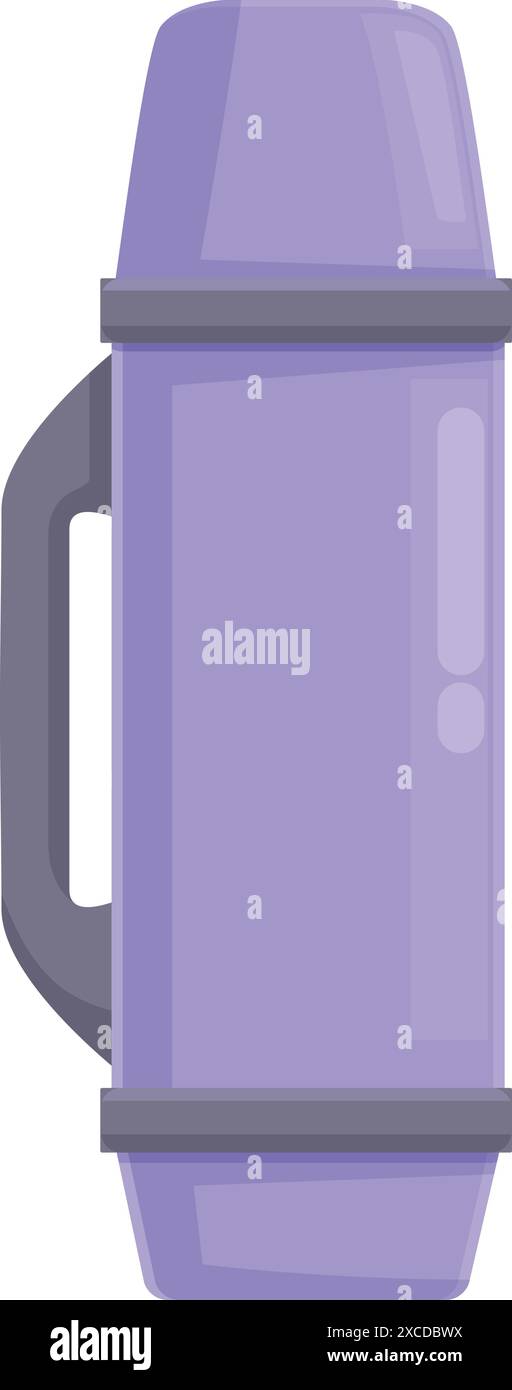 Purple thermos Stock Vector Images - Alamy