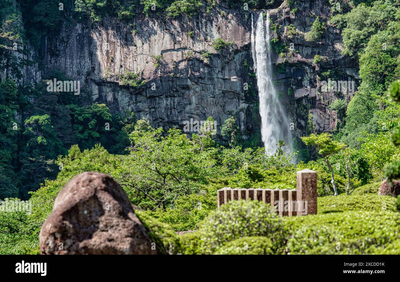 View with Nachi Waterfall located in Nachikatsuura, Wakayama, Japan ...
