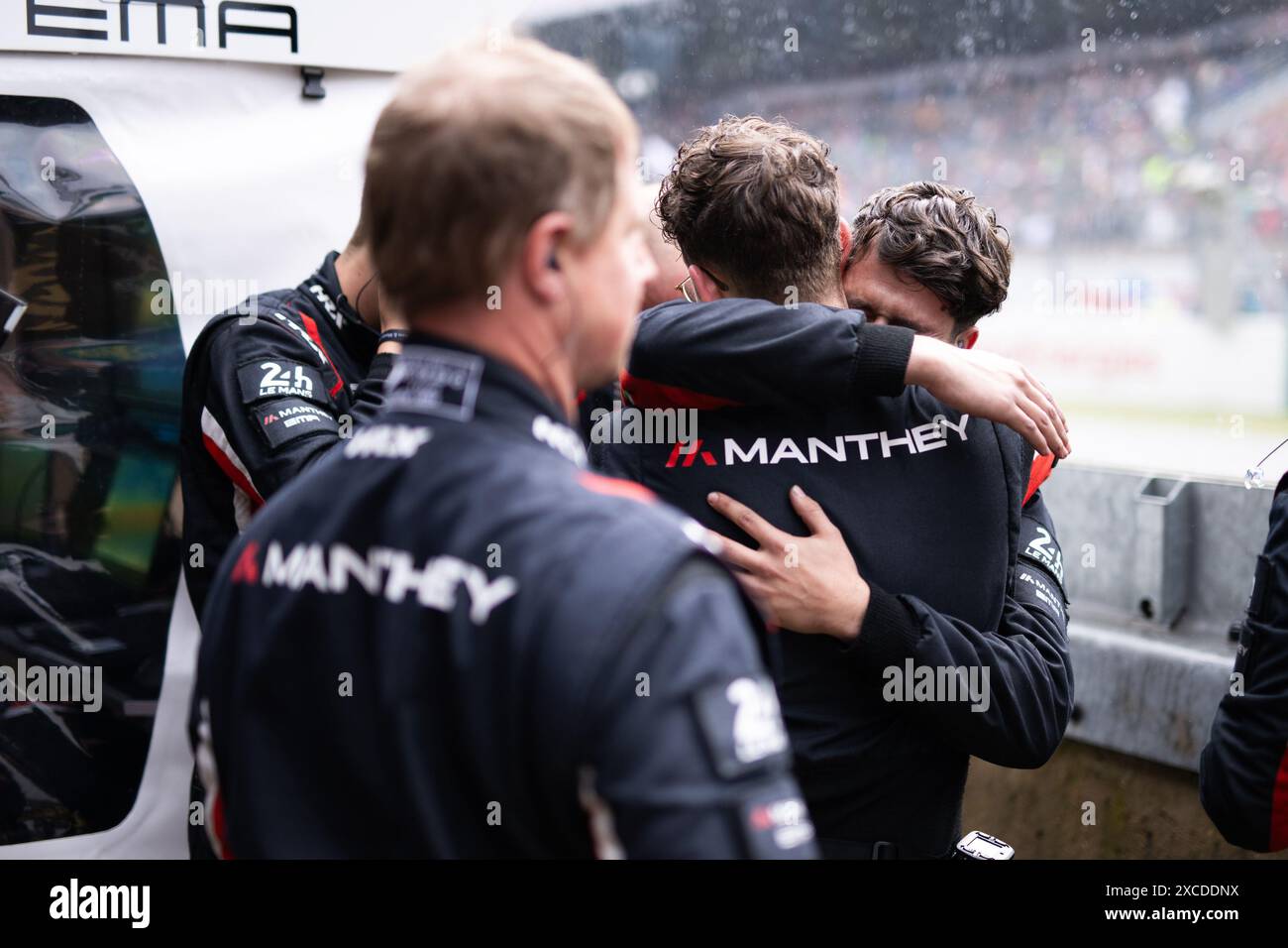 Porsche Manthey Purerxcing celebrates their win during the 2024 24 ...