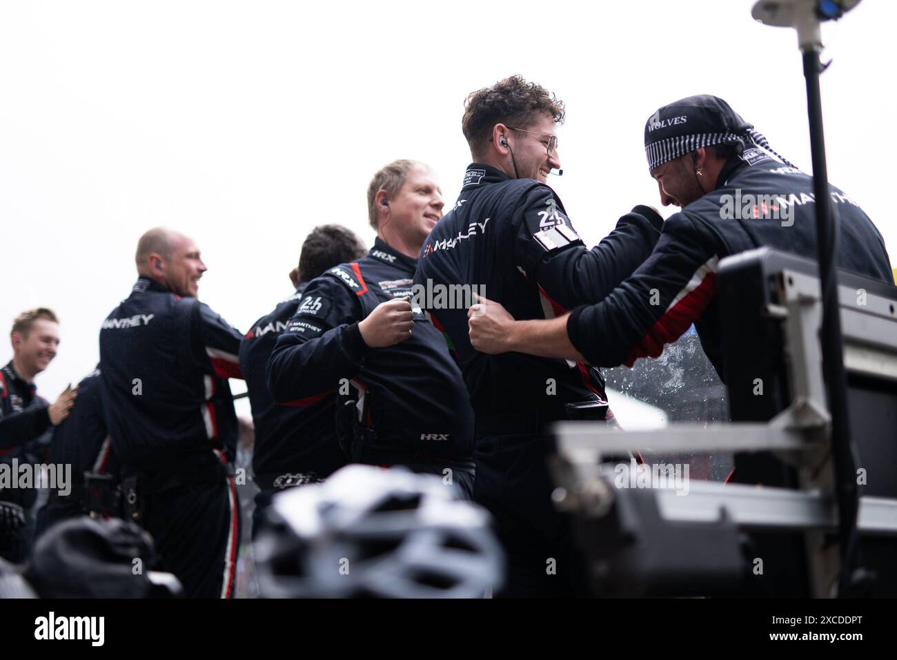 Porsche Manthey Purerxcing celebrates their win during the 2024 24 ...