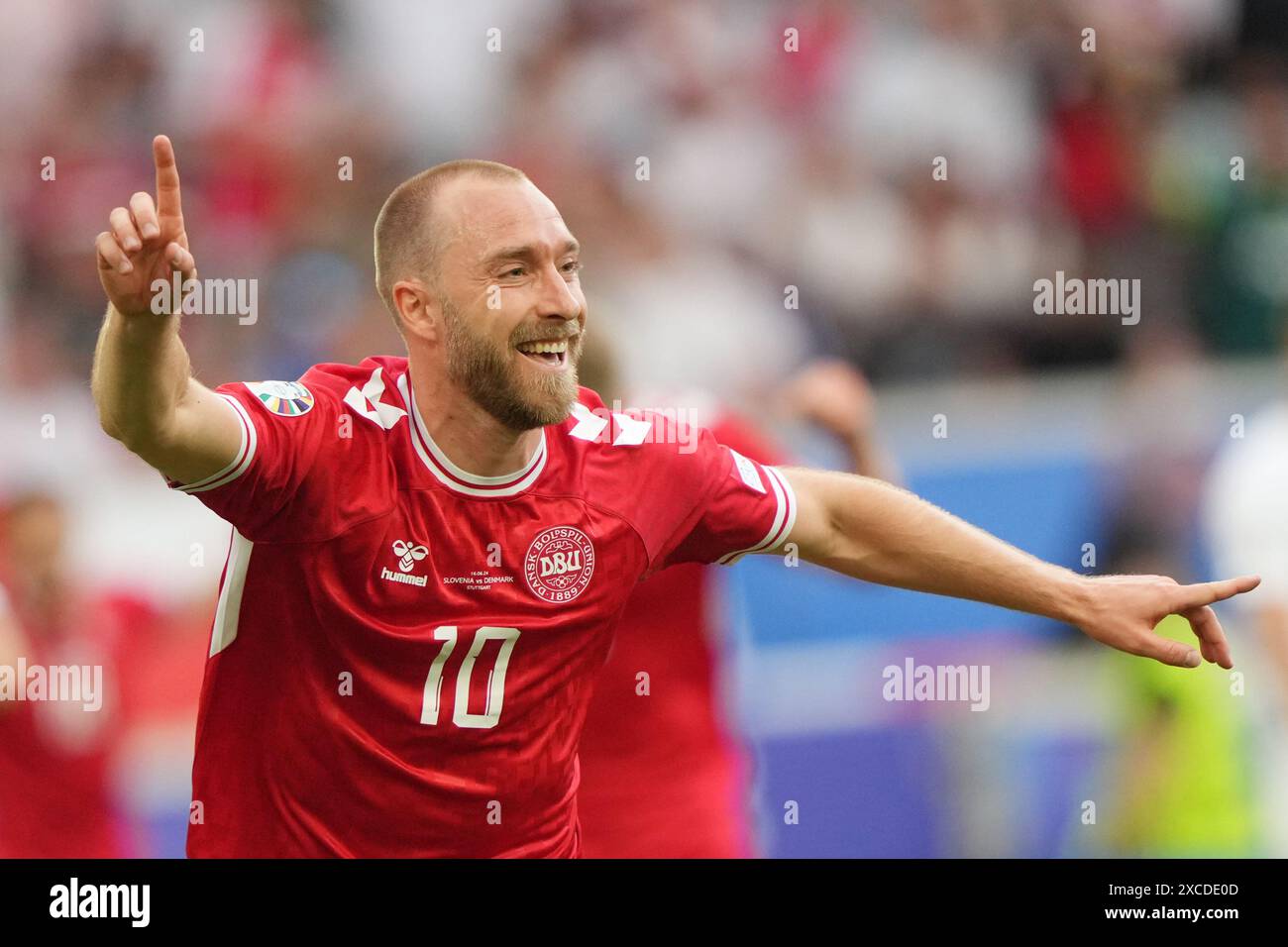 Christian eriksen denmark celebrates hi-res stock photography and ...