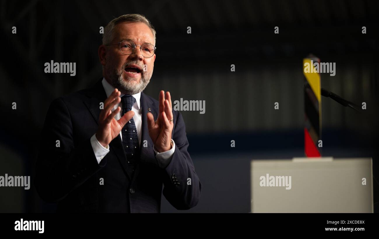 Geisa, Germany. 16th June, 2024. Former Minister of State for Europe ...