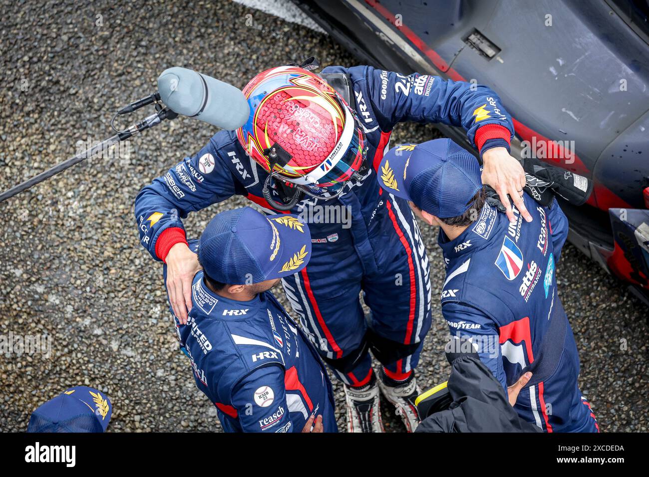Le Mans, France. 16th June, 2024. 22 JARVIS Oliver (gbr), GARG Bijoy ...