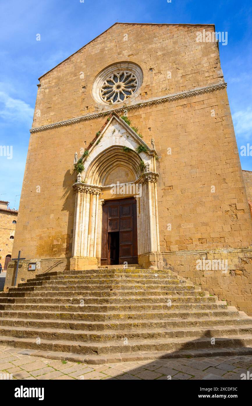 Monticchiello, Italy - April 27, 2023: Architecture of the ...