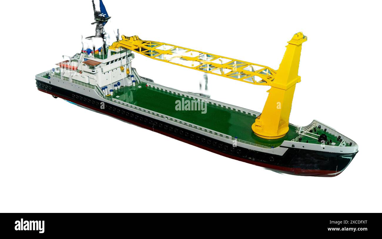 Models of ships and vessels for the oil and gas industry. Without a ...