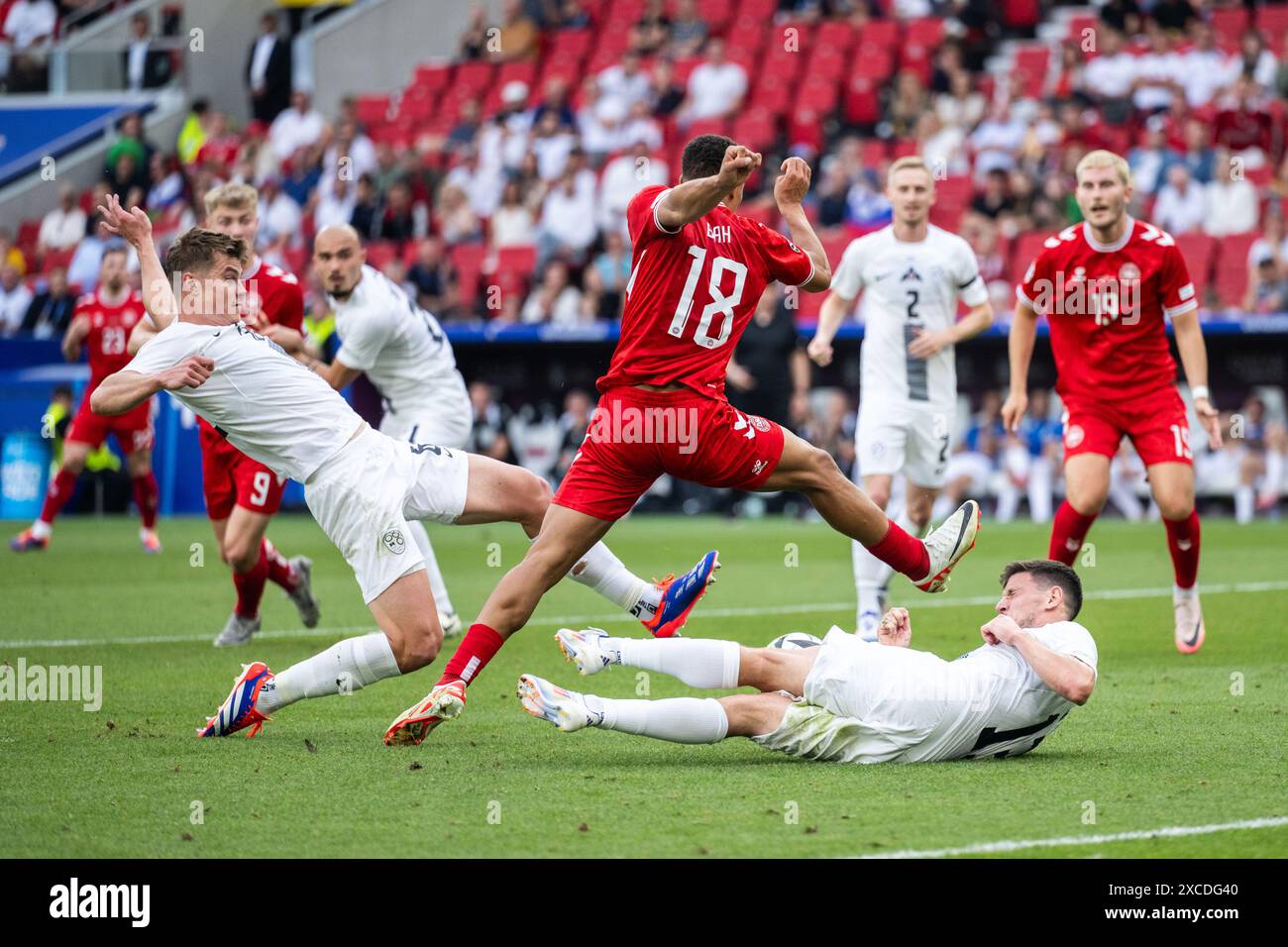 Jaka Bijol and Erik Janza of, Slovenia. , . against Alexander Bah of ...