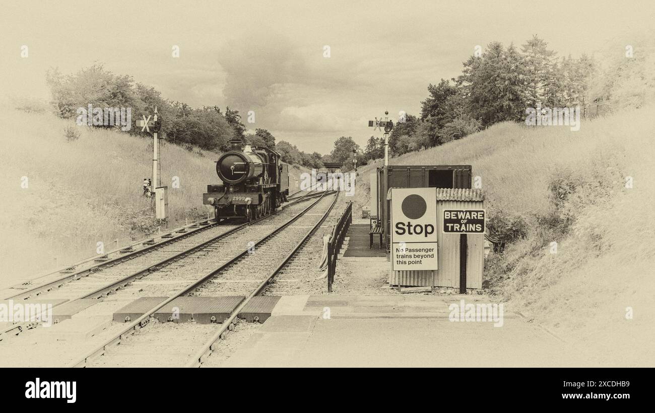 GWR 2900 'Saint' class No 299, Lady of Legend. 4-6-0 steam locomotive ...