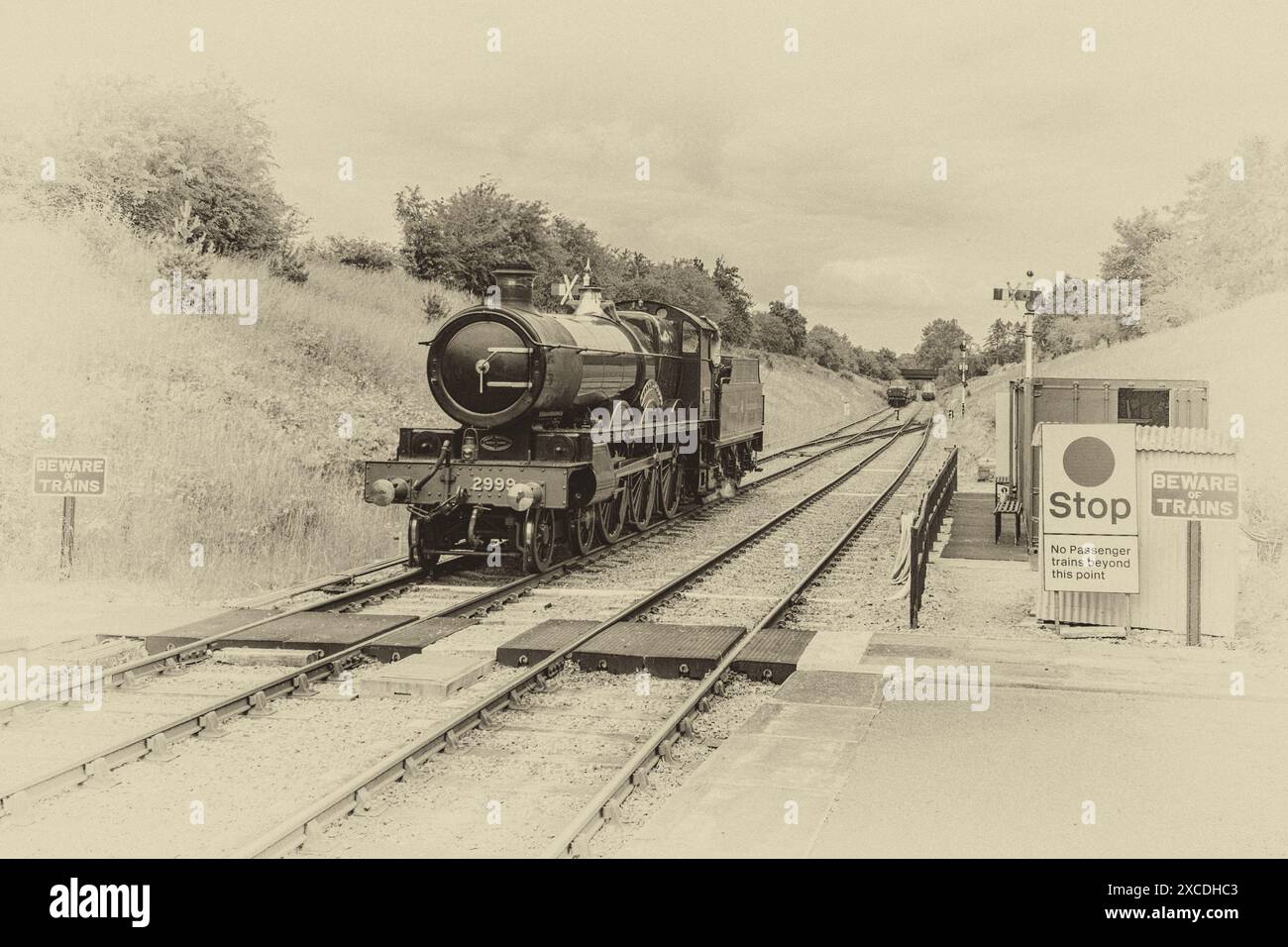 GWR 2900 'Saint' class No 299, Lady of Legend. 4-6-0 steam locomotive ...