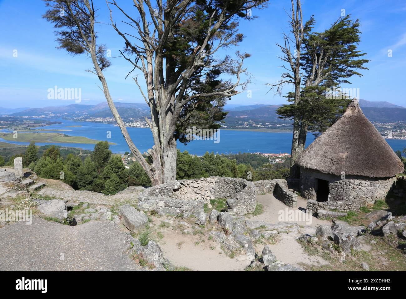 Castro of Santa Tegra, Iron Age village, A Guarda, Pontevedra, Galicia ...