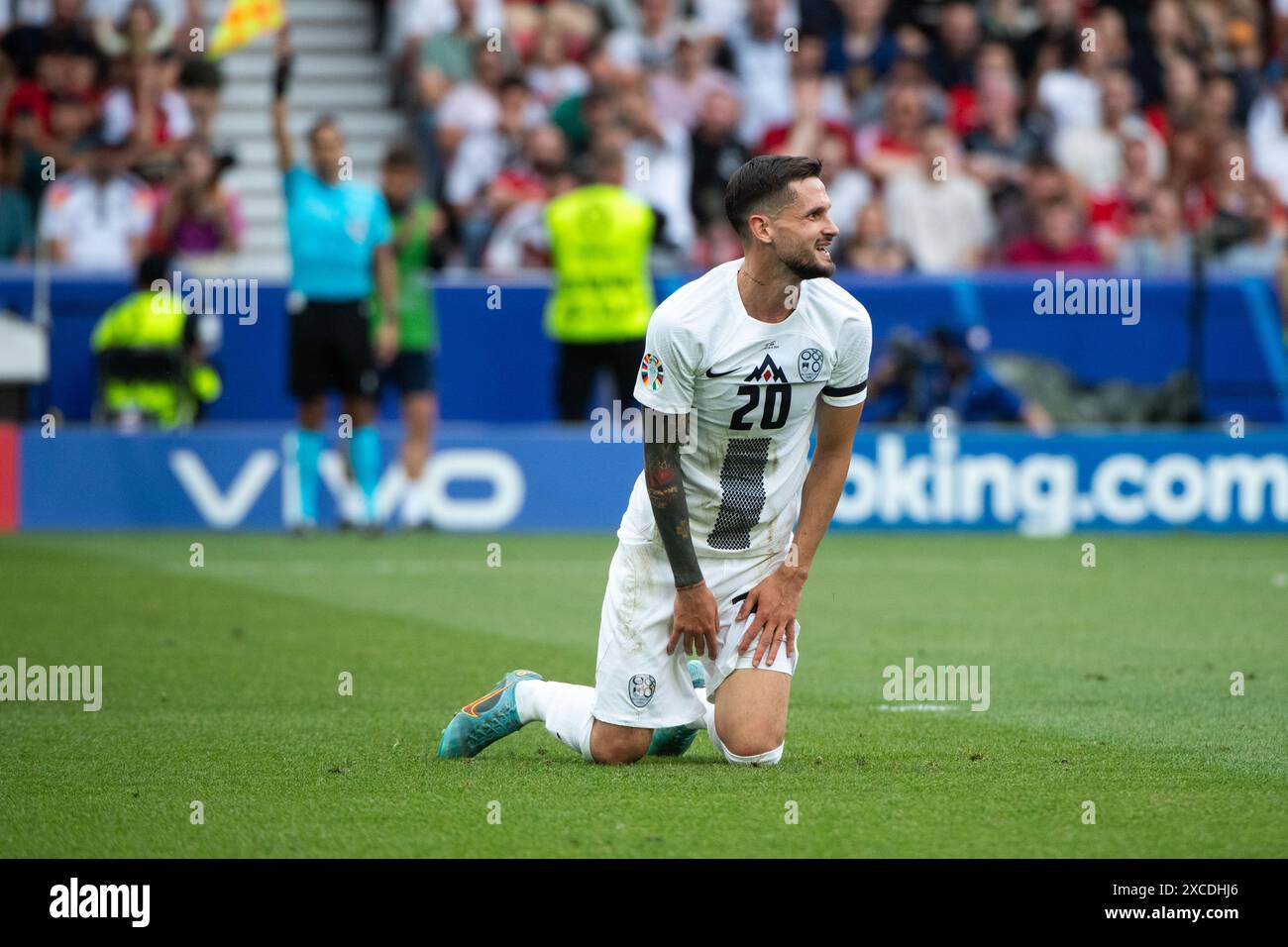 Petar Stojanovic (Slowenien, #20) aergert sich, GER, Slovenia (SVN) vs ...