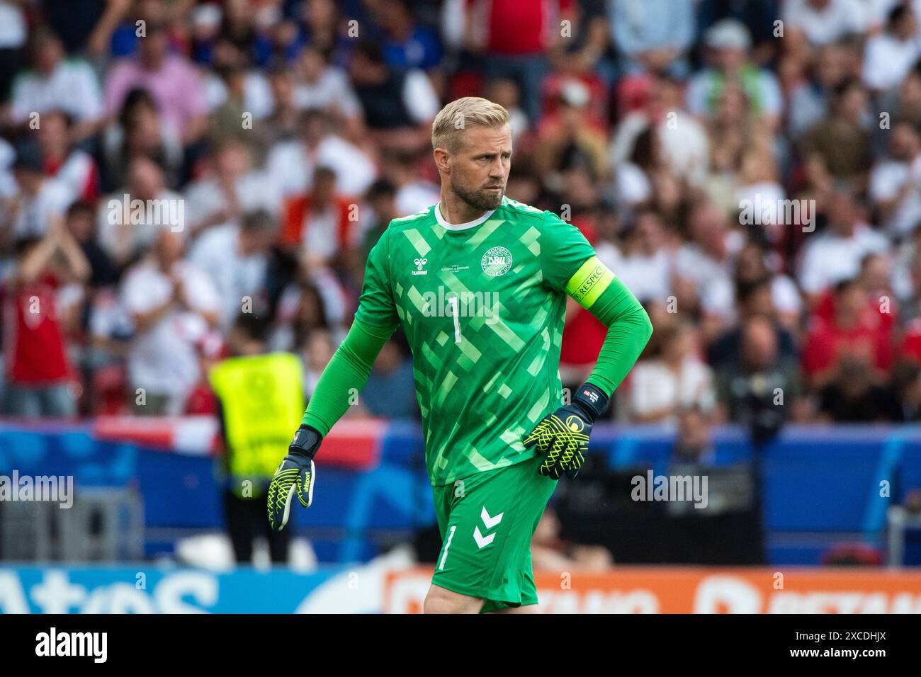 Kasper Schmeichel (Daenemark, #01), GER, Slovenia (SVN) vs Denmark (DEN ...