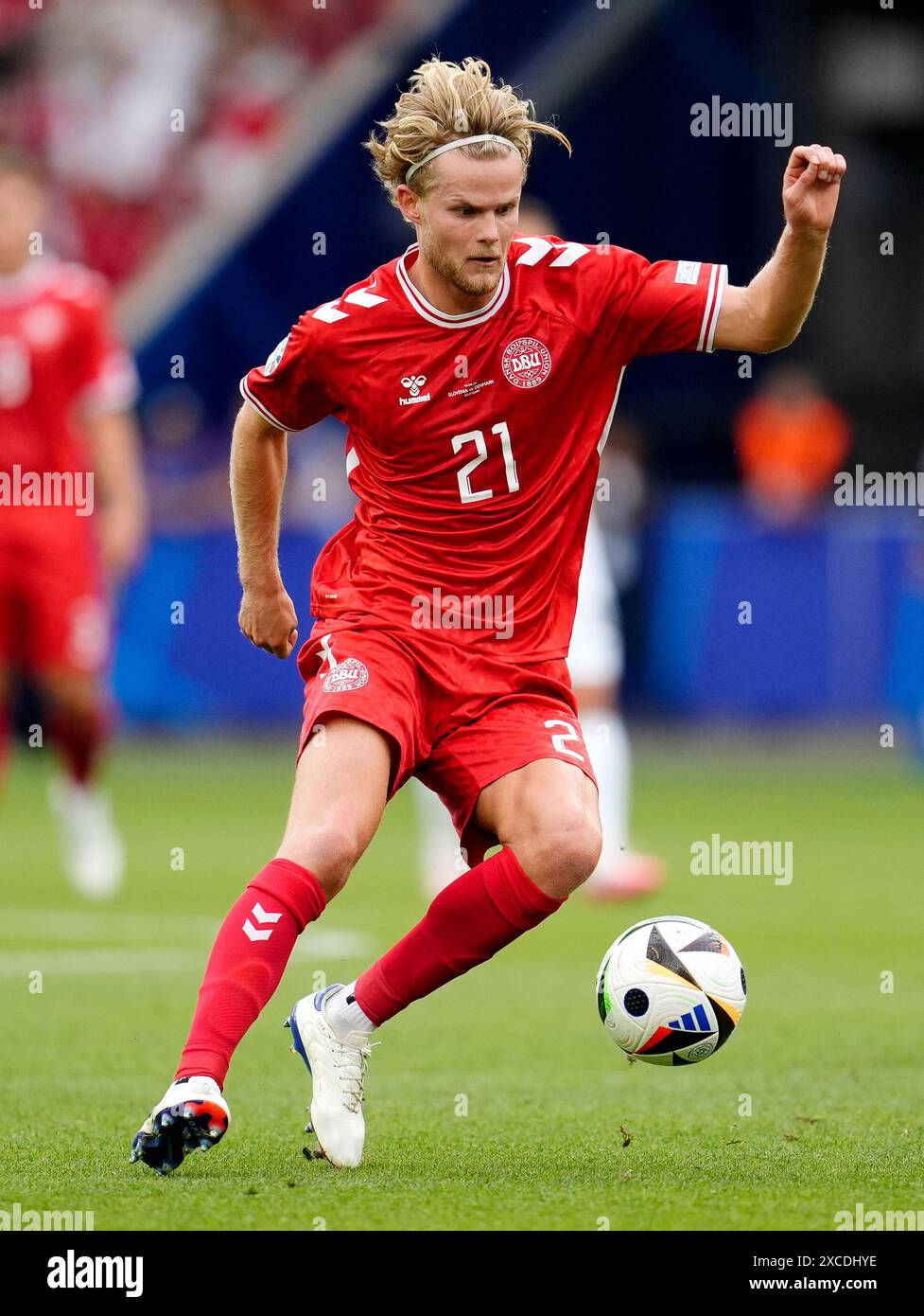 Denmark's Morten Hjulmand during the UEFA Euro 2024 Group C match at ...