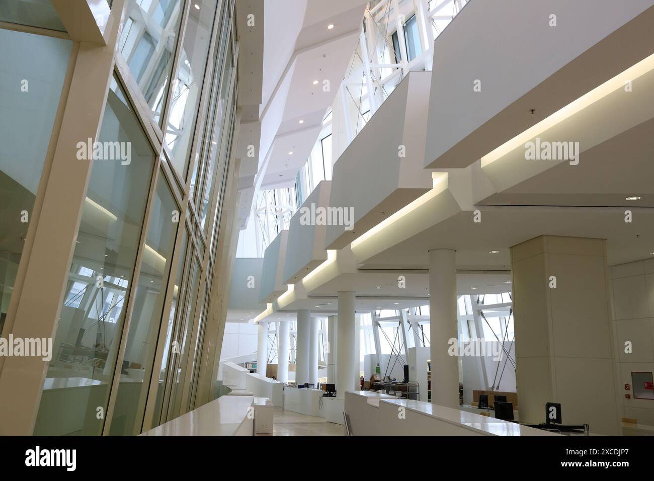 Library, Cidade da Cultura de Galicia, City of Culture of Galicia ...