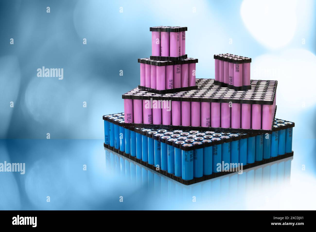 Battery cells pack for electric vehicle Stock Photo - Alamy