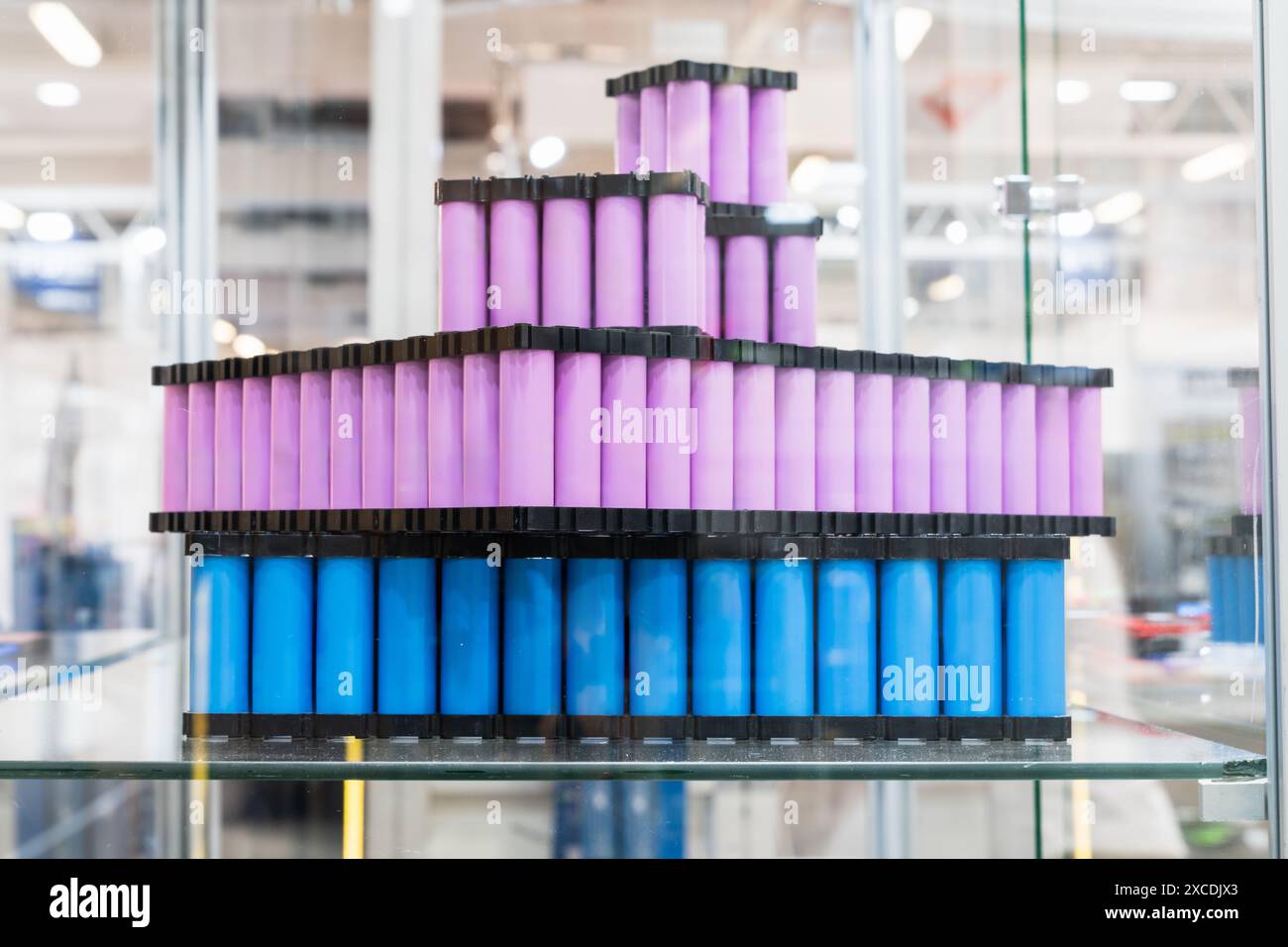 Battery cells for electric vehicle Stock Photo - Alamy