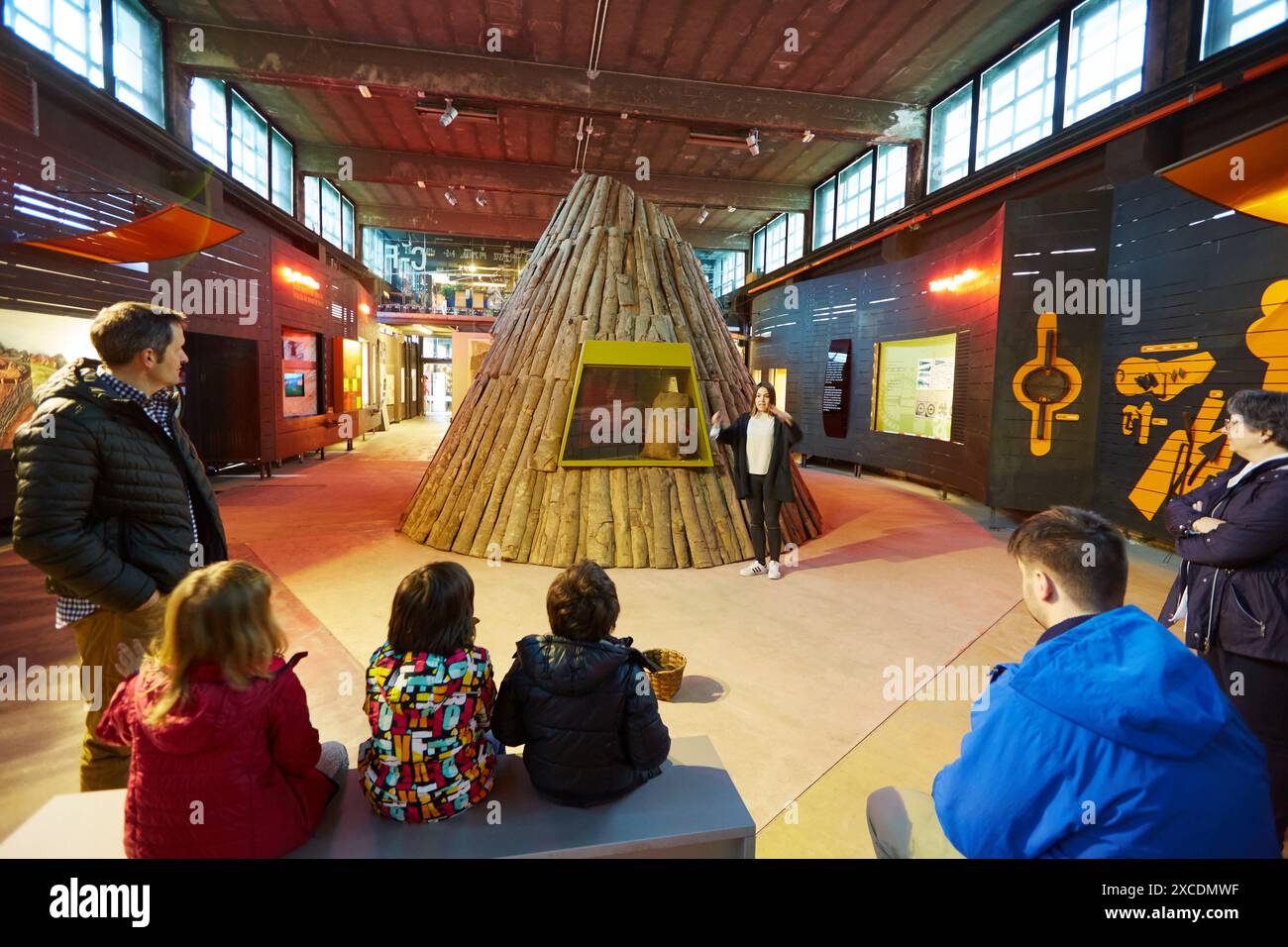 Iron Museum. Parque y Ferrería de Mirandaola. Legazpi, Gipuzkoa, Basque ...