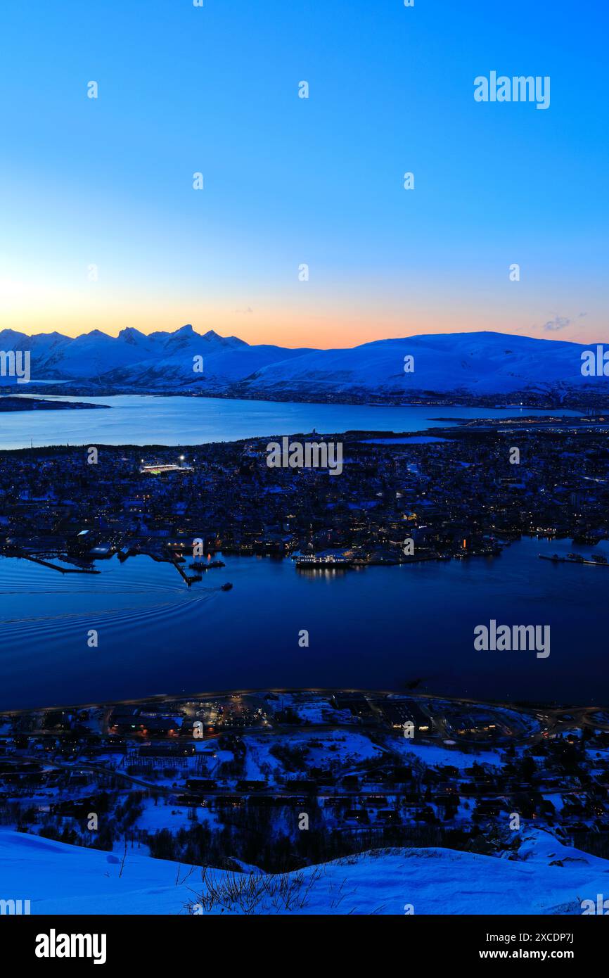 View tromso city night from hi-res stock photography and images - Alamy