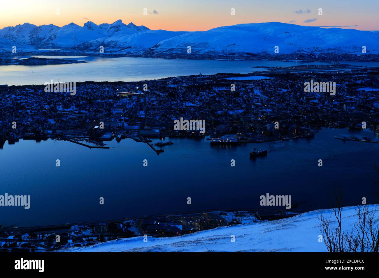View tromso city night from hi-res stock photography and images - Alamy